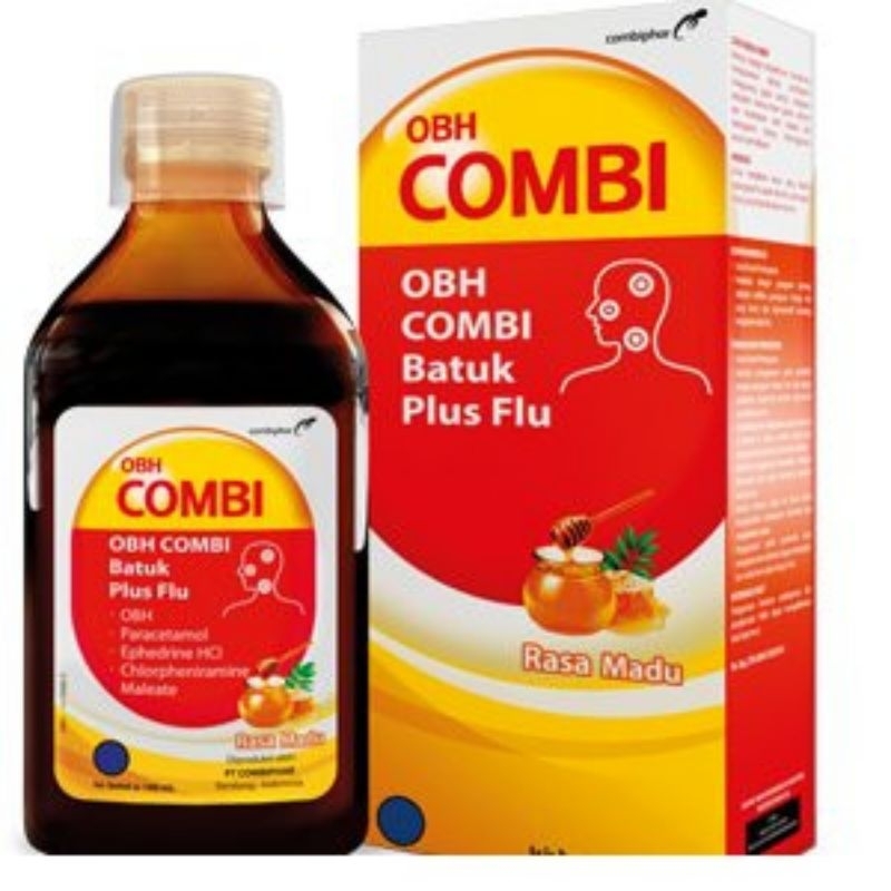 Jual OBH combi batuk+flu sirup obat batuk rasa menthol - madu isi 100ml ...