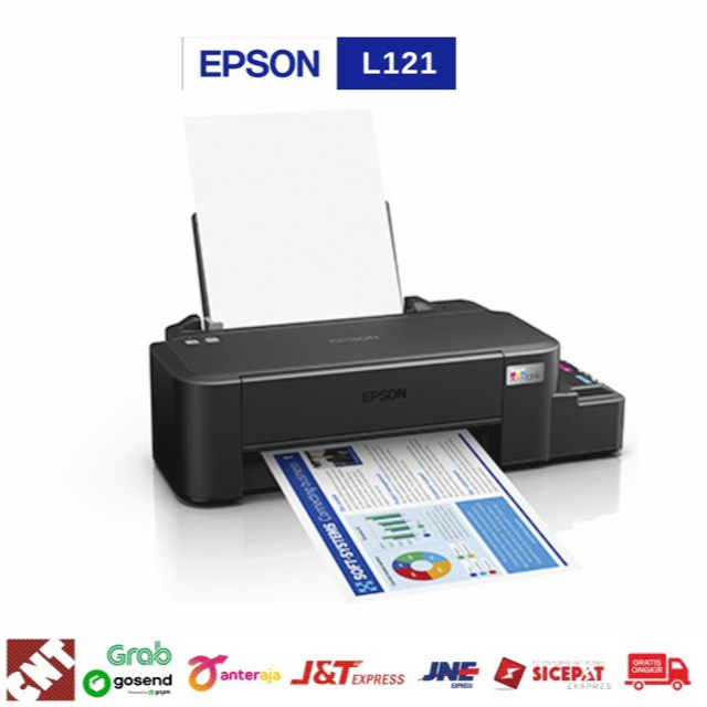 Jual Printer Epson EcoTank L121 A4 New Original Ink Tank 664 Pengganti L120 | Shopee Indonesia