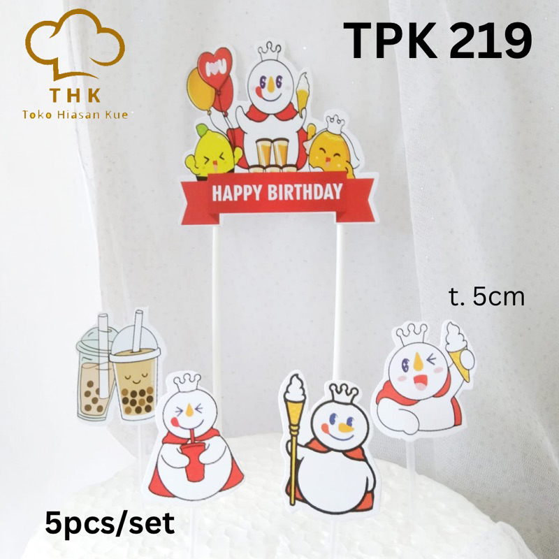 Jual TPK219 - Hiasan Tusukan Kue Cake Topper Mixue | Shopee Indonesia