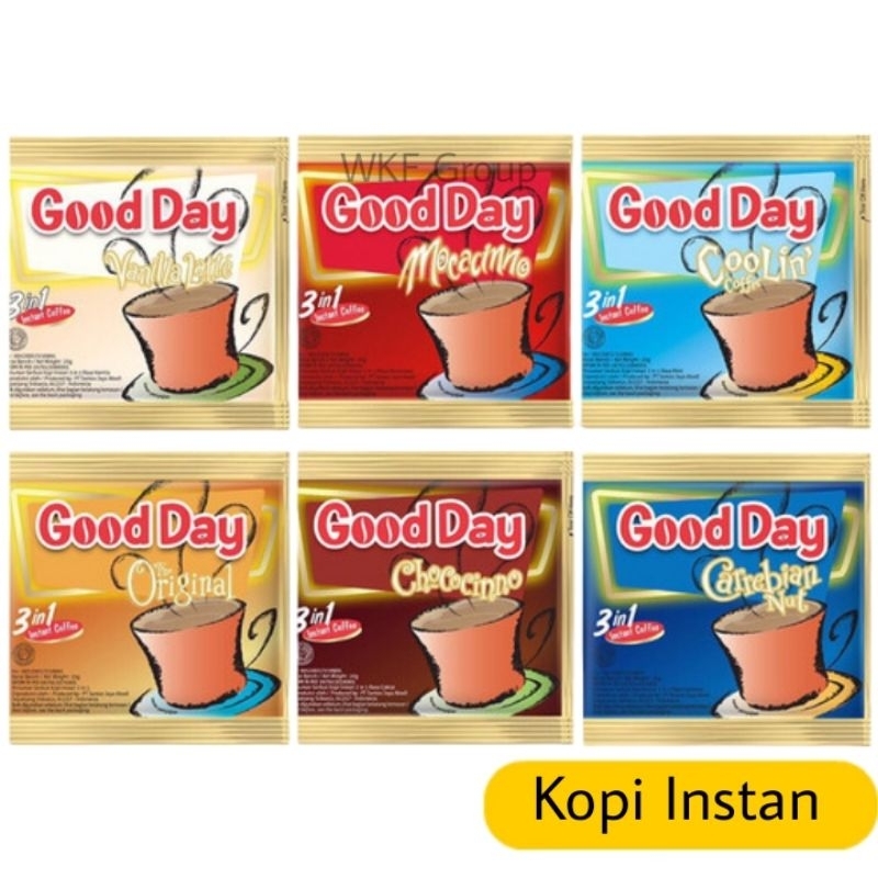Jual Good Day Kopi Instan 3 in 1 Aneka Rasa Kemasan Sachet | Shopee ...