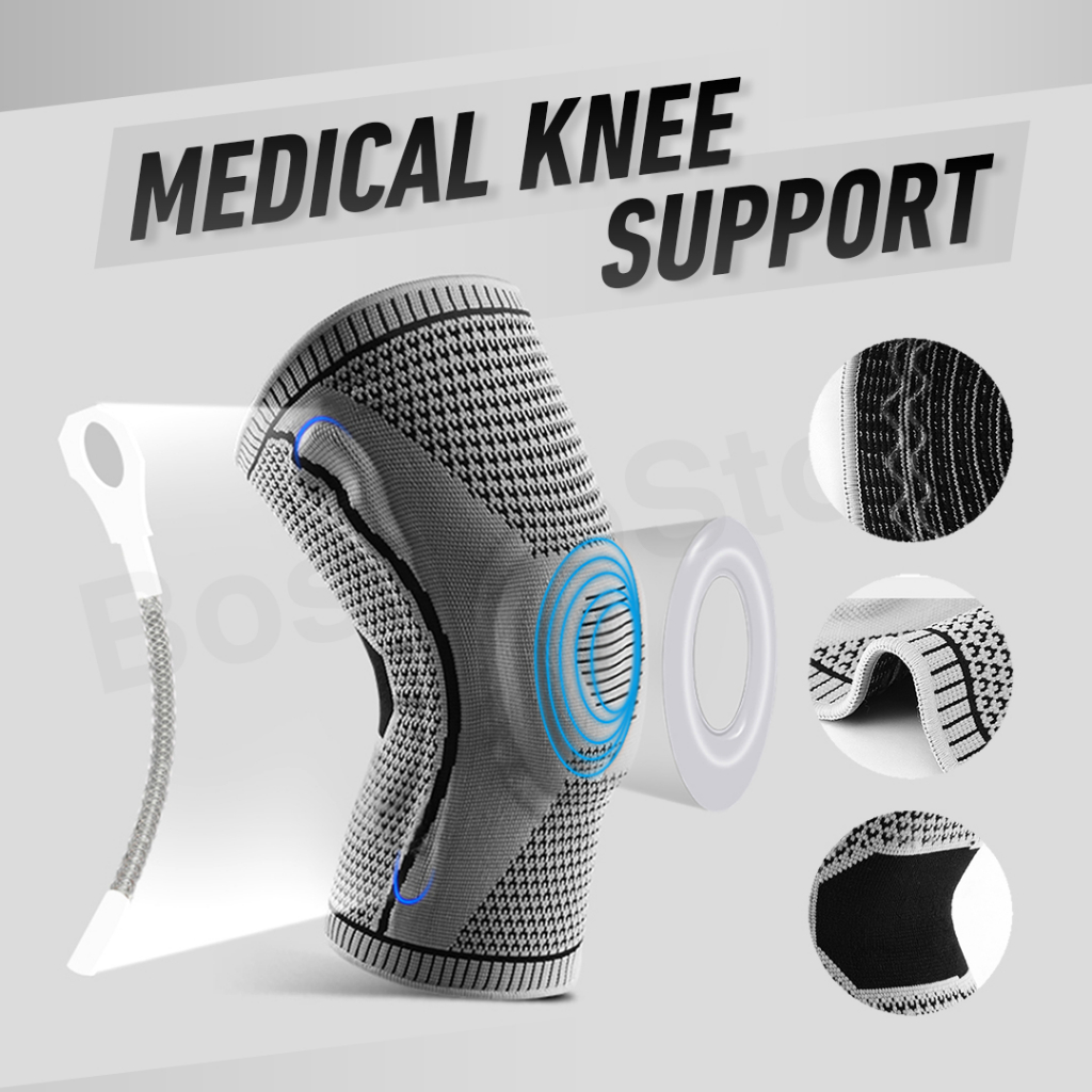 Jual SevenPlus Deker Pelindung Lutut Dengan Spring dan Patella Gel Knee ...