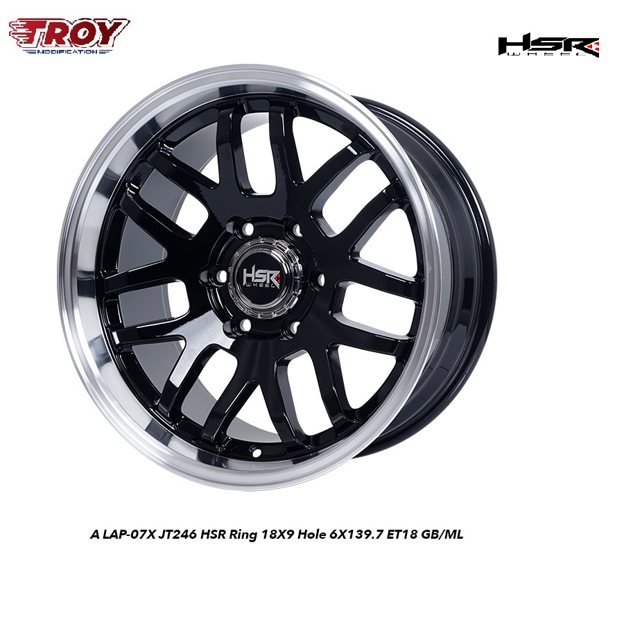 Jual Velg Mobil Racing HSR Ring18 A LAP-07X JT246 R18 Veleg Pajero ...