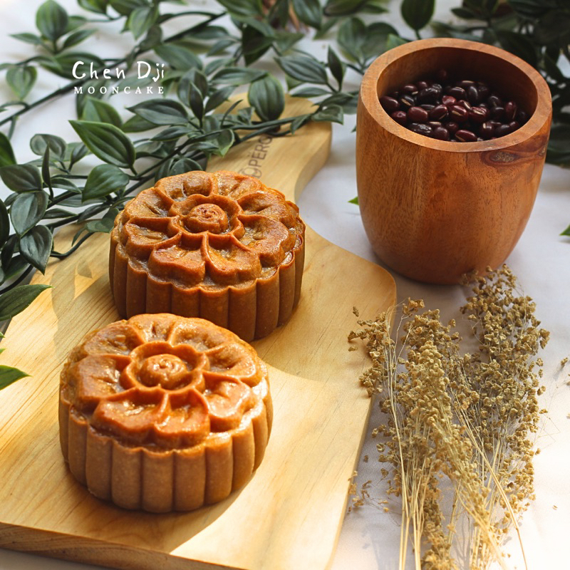 Jual Mooncake Tiong Ciu Pia Chen Dji. Homemade berat 130gr. Kue Bulan ...