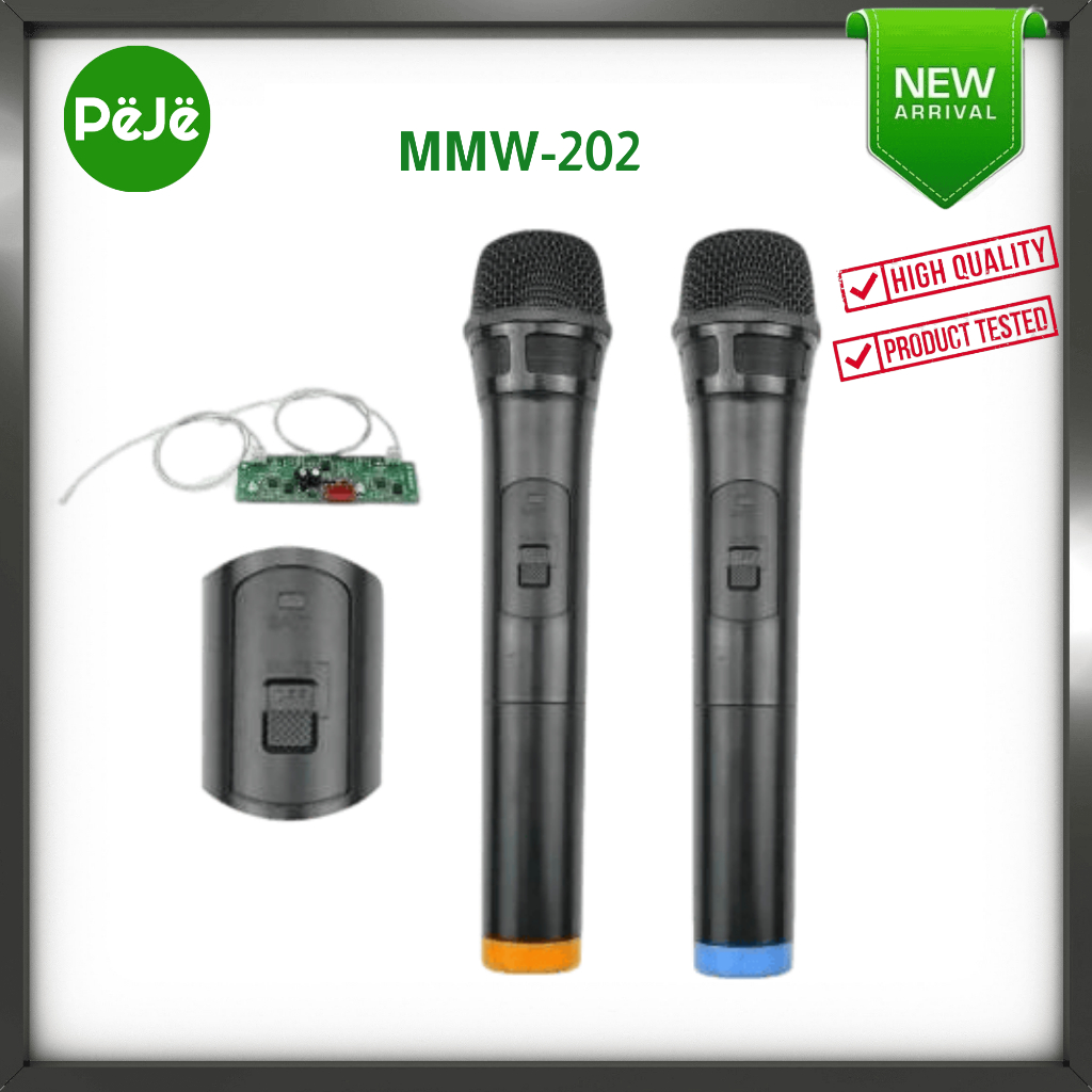 Jual MMW-202 Modul Microphone Wireless/Double untuk Kit Amplifier ...
