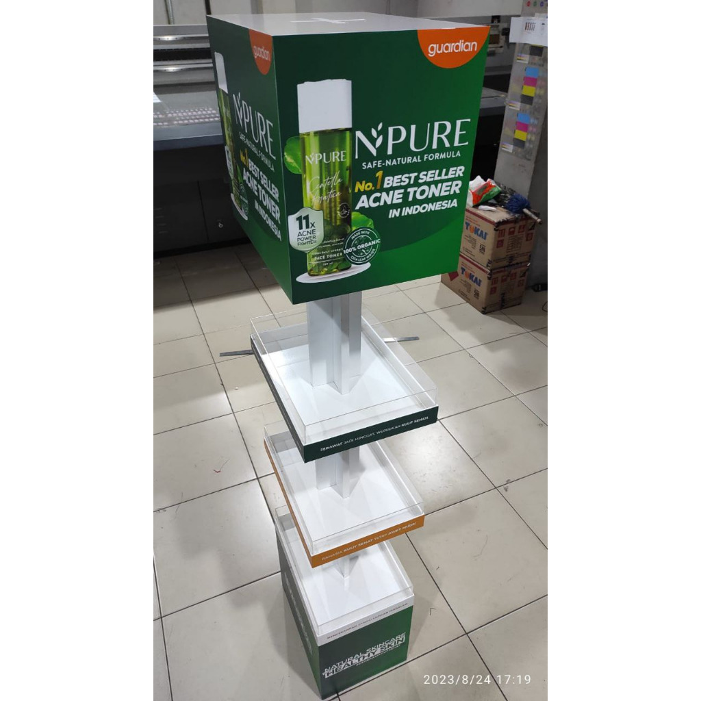 Jual Akrilik Display Produk Custom / Standing Acrylic Custom Display ...