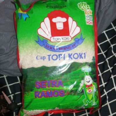 Jual beras premium cap topi koki 5kg | Shopee Indonesia