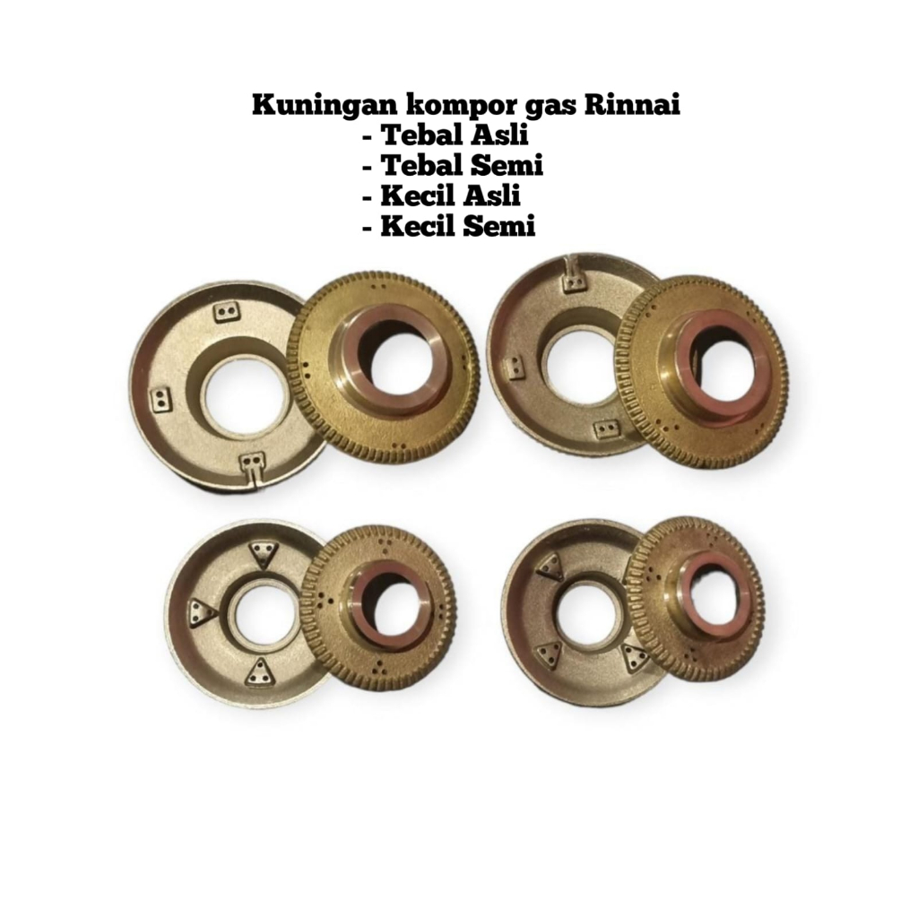 Jual Burner Kuningan Kompor Gas Rinnai / Kuningan Rinnai Besar Asli ...