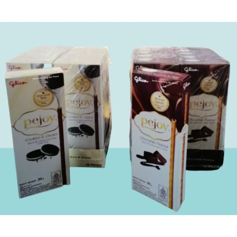 Jual Glico Pejoy Biskuit Stik isi Krim Rasa Cokelat Biscuit Stick isi ...