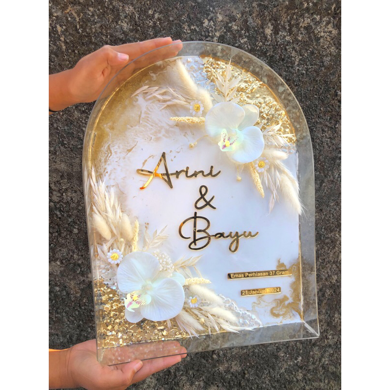 Jual Mahar Pernikahan Resin Mahar Resin Frame Mahar Simbolis Mahar ...