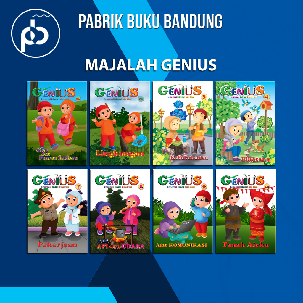 Jual Majalah Anak Kurikulum MERDEKA Genius | Buku Aktivitas Paud /RA/TK | HVS 21x29 Cm 34 Hal ...
