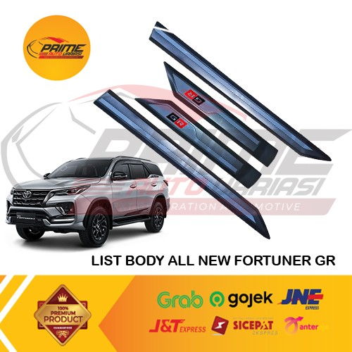 Jual LIST BODY FORTUNER GR SPORT SIDE BODY MOULDING | Shopee Indonesia