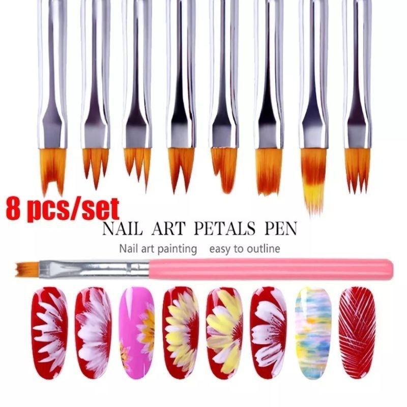 Jual Kuas gradasi ombre bunga 1 set | Shopee Indonesia