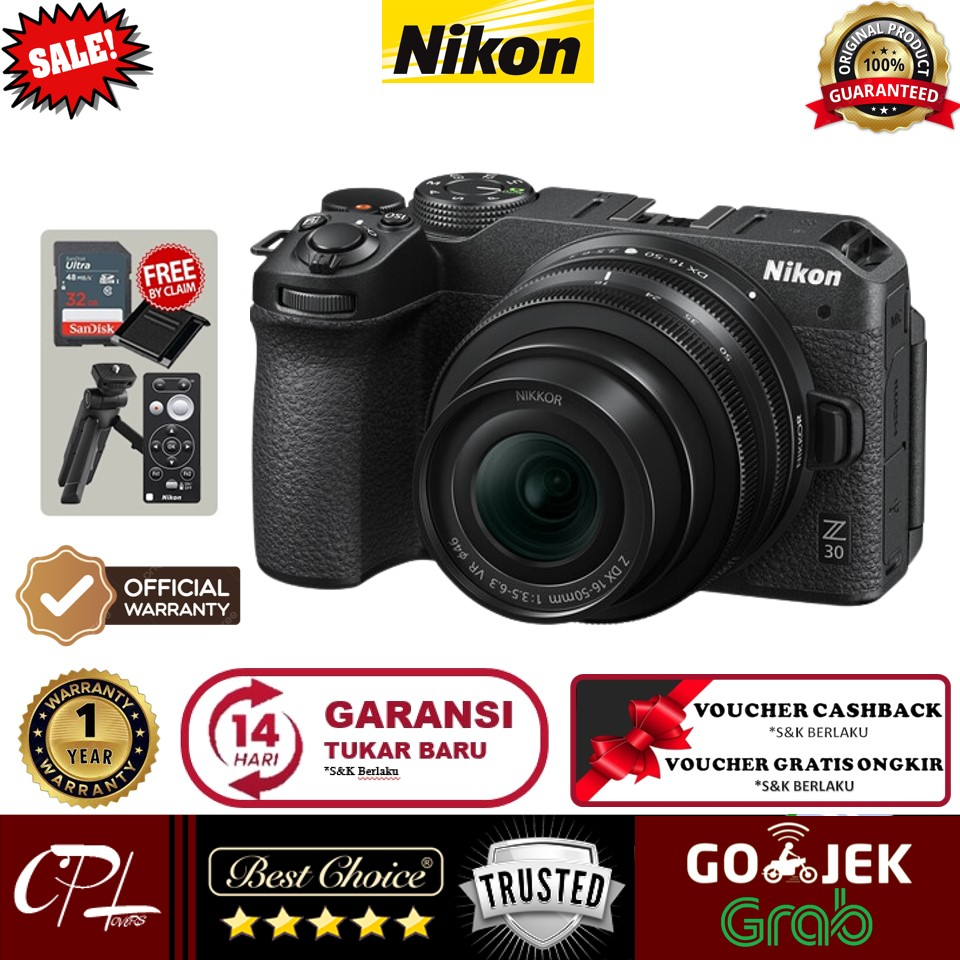 Jual Nikon Z30 Kit 16-50mm Lens Mirrorless Camera - GARANSI RESMI ...