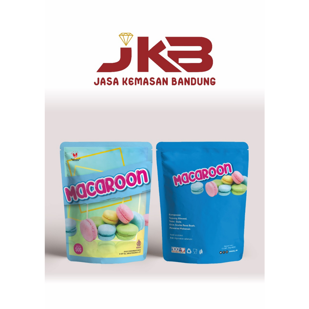 Jual Cetak kemasan stading pouch custom Alumunium Foil non ziplock ...