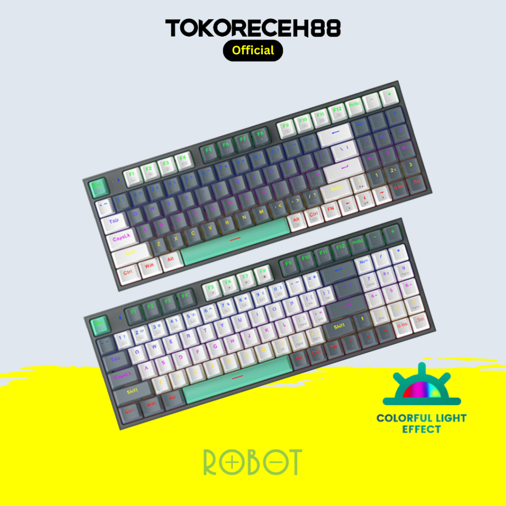 Jual KEYBOARD ROBOT WORKMATE II Mechanical Wired Keyboard Gaming 94 ...