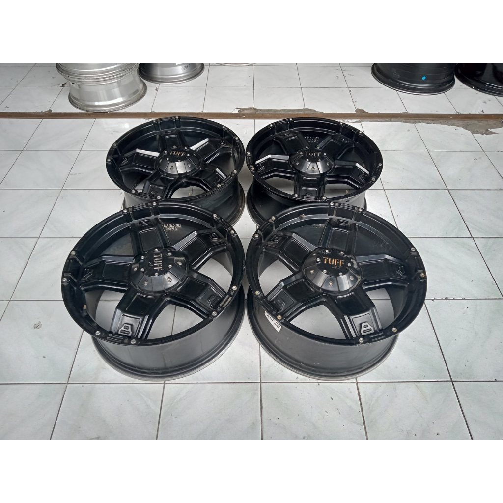 Jual VELG MOBIL TUFF R20x9,5 PCD 6x139 ET20 PAJERO FORTUNER STRADA ...