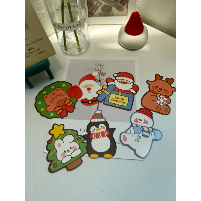 Jual hiasan natal kertas holder lollipop merry chrismast natal / Kartu ...