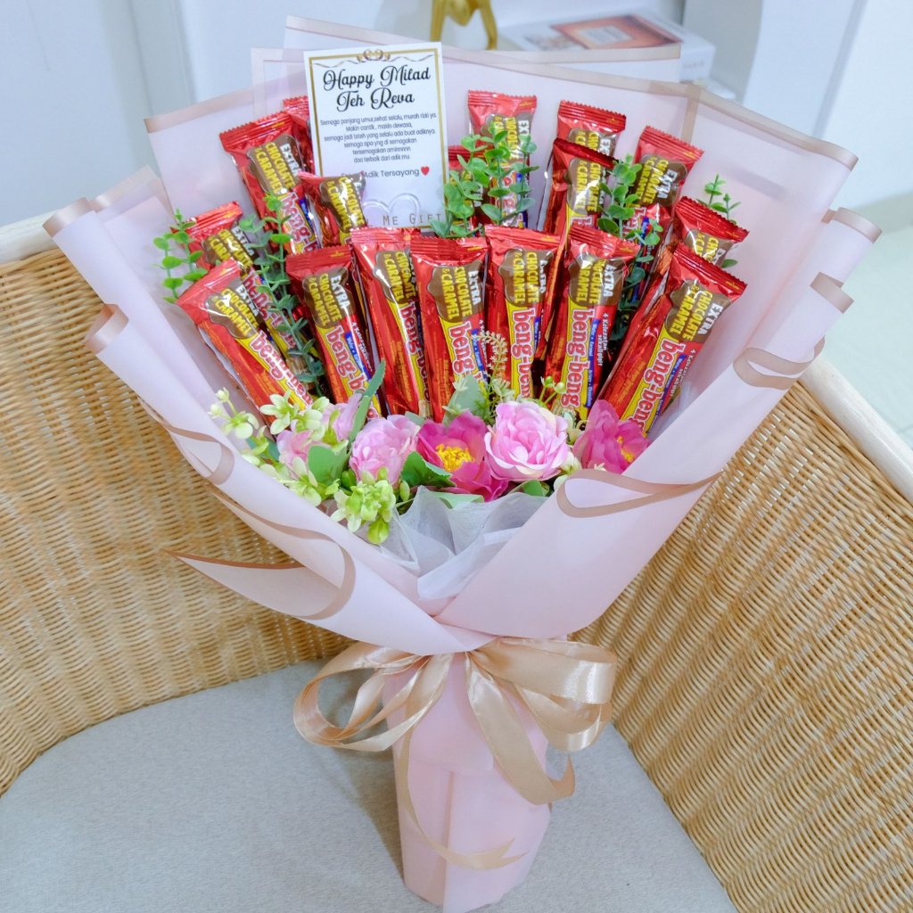 Jual Snack Bouquet Beng Beng Only Kado Buket Snack Ulang Tahun ...