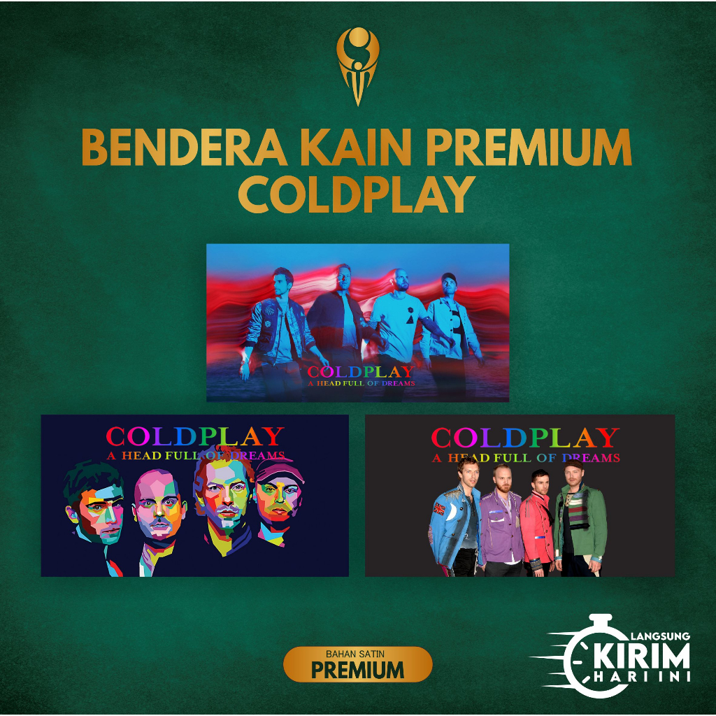 Jual BENDERA KAIN PREMIUM COLDPLAY | Shopee Indonesia