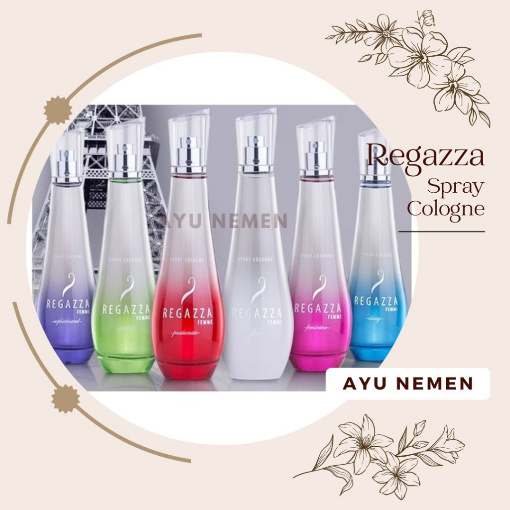 Jual REGAZZA SPRAY COLOGNE 100ML | PARFUM REGAZA 100ML | Shopee Indonesia
