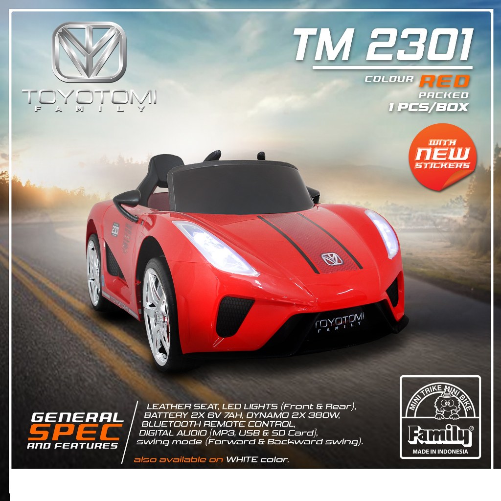 Jual MOBIL ACCU FAMILY TOYOTOMI 2301 | Shopee Indonesia