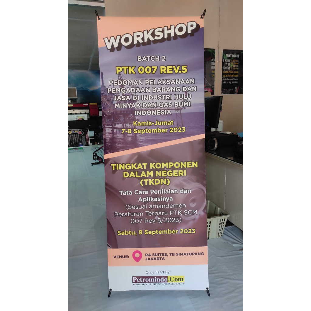 Jual CETAK X BANNER PRODUK / INFORMASI / PERAYAAN UKURAN 60x160 ...