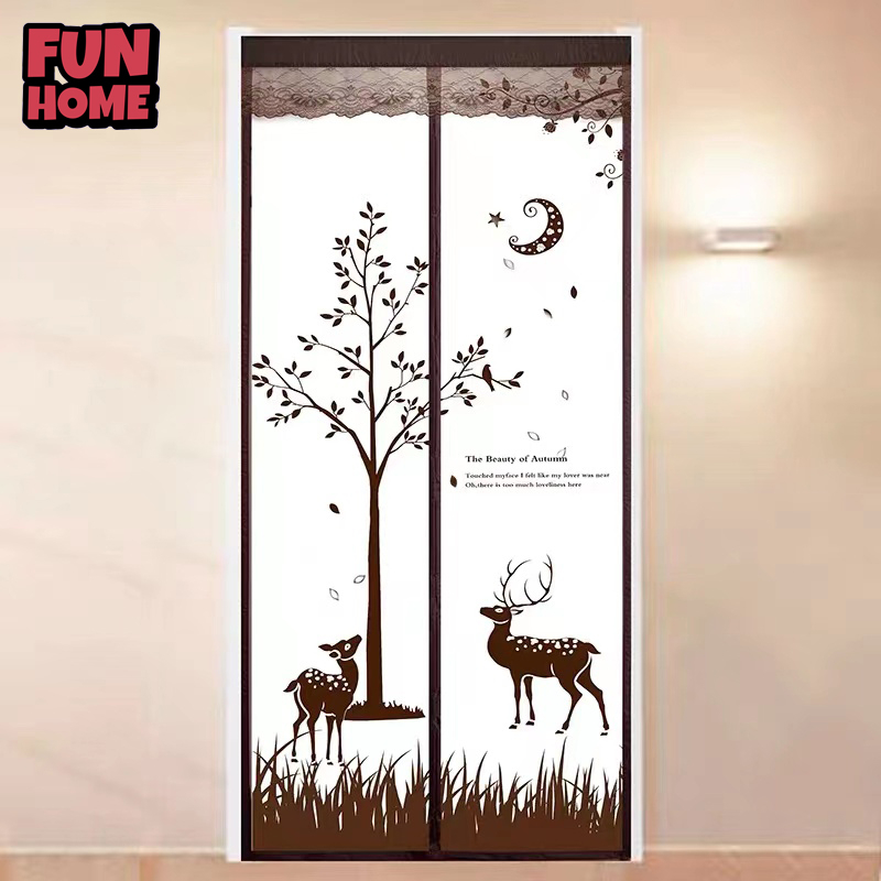 Jual Tirai Magnet Elegan bahan plastik PVC (khusus ruanga AC) .90x210cm ...