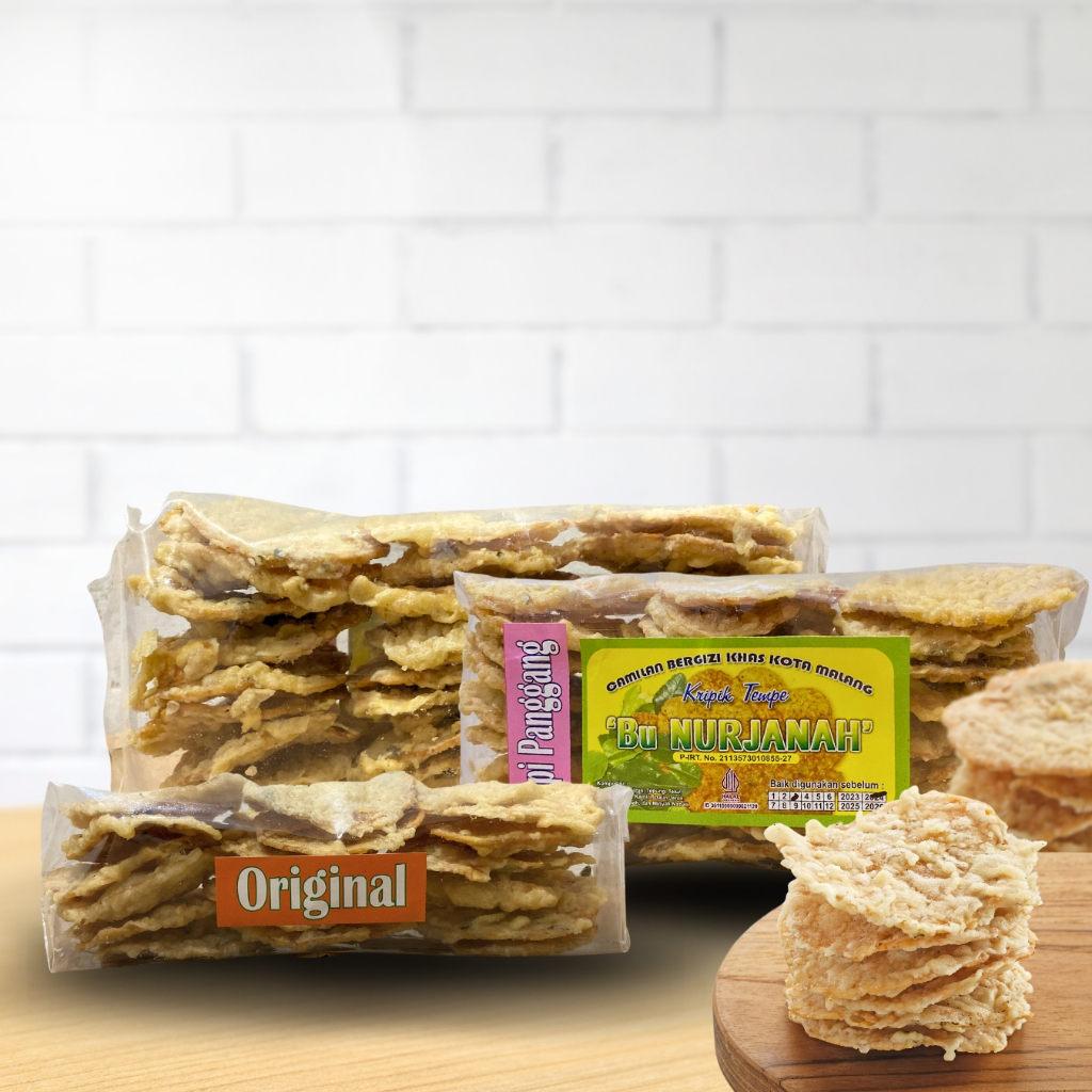 Jual Keripik Tempe Bulat Krispi Nurjannah Oleh-Oleh Khas Malang ...