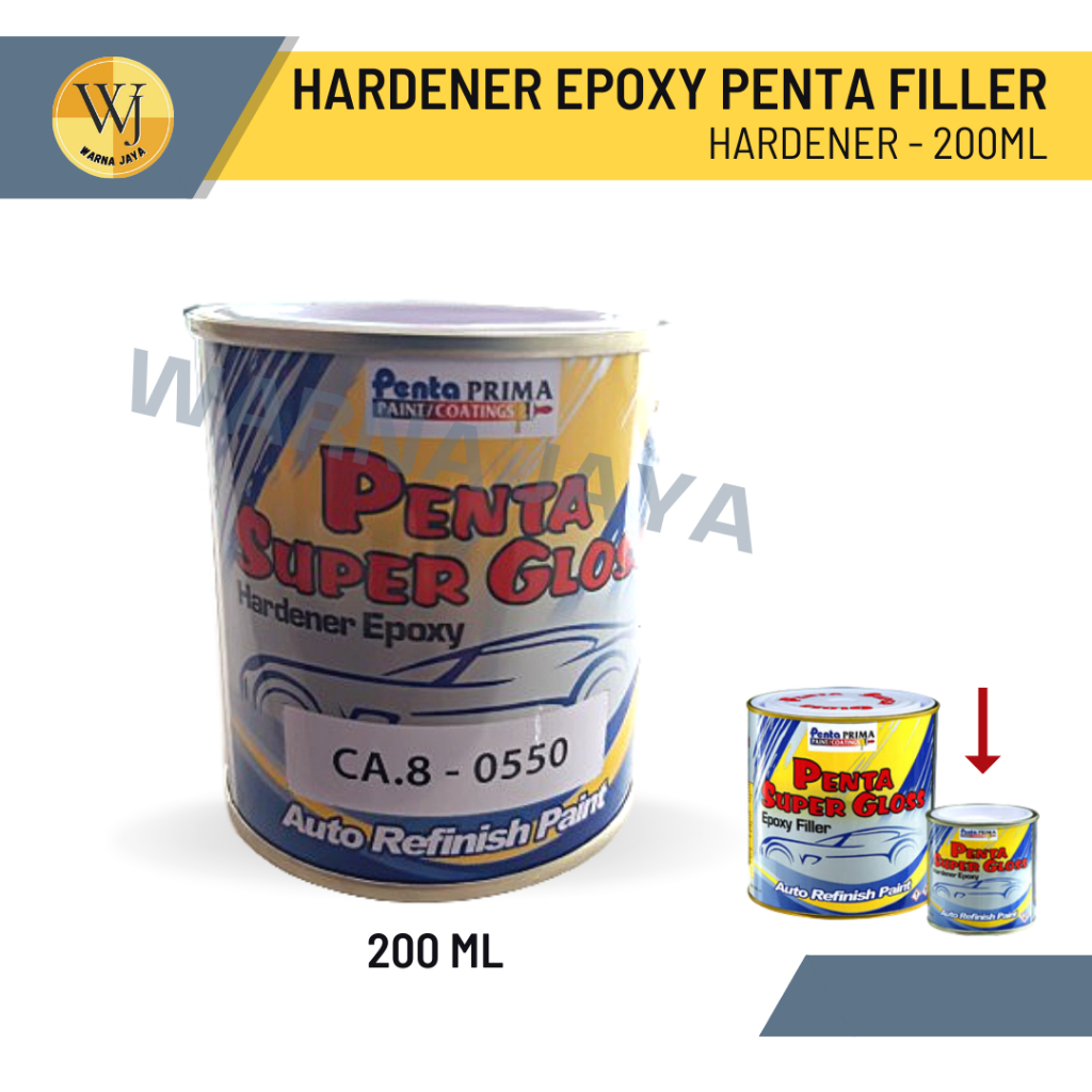 Jual Hardener Epoxy Penta 200 ML / Hardener Epoxy Penta Primer Filller ...