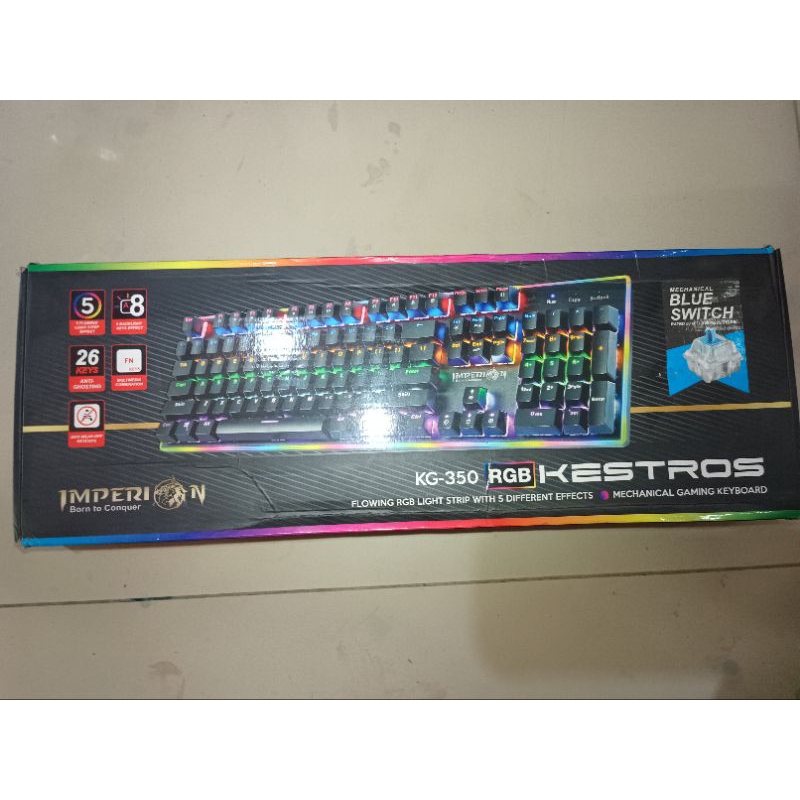 Jual Imperion KG-350 RGB Keyboard Gaming Mechanical | Shopee Indonesia