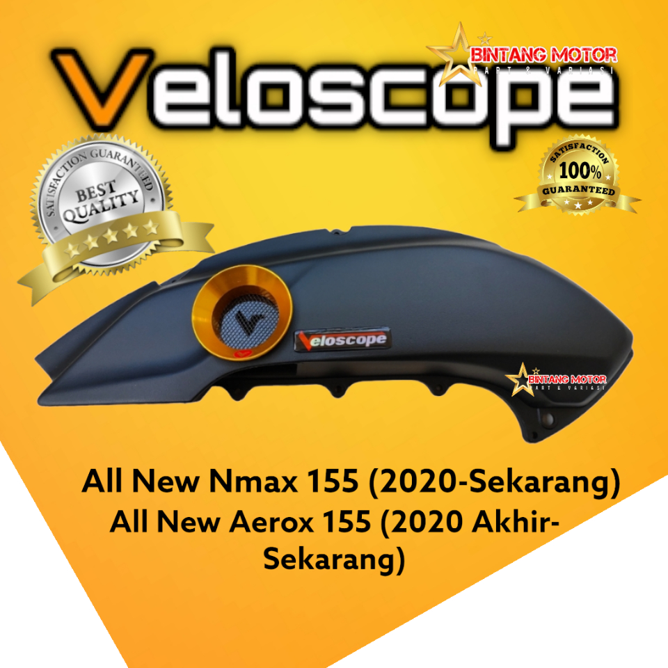 Jual Veloscope Nmax New 155 dan Aerox New 155 Tutup Filter Udara Cover ...