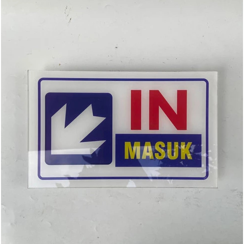 Jual Huruf Akrilik Rambu Masuk-Keluar | Shopee Indonesia