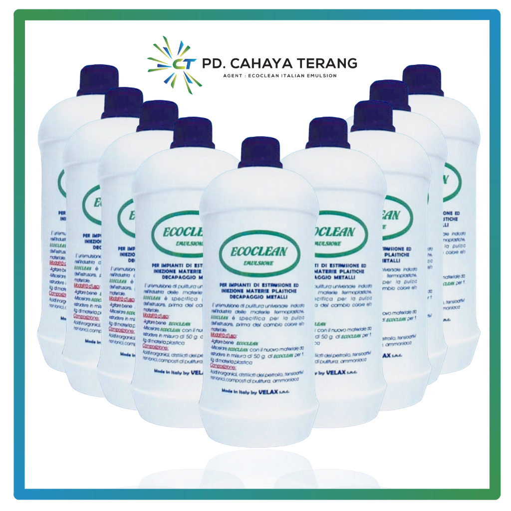 Jual ECOCLEAN EMULSIONE PEMBERSIH MESIN PLASTIK SCREW BARREL INJECTION ...