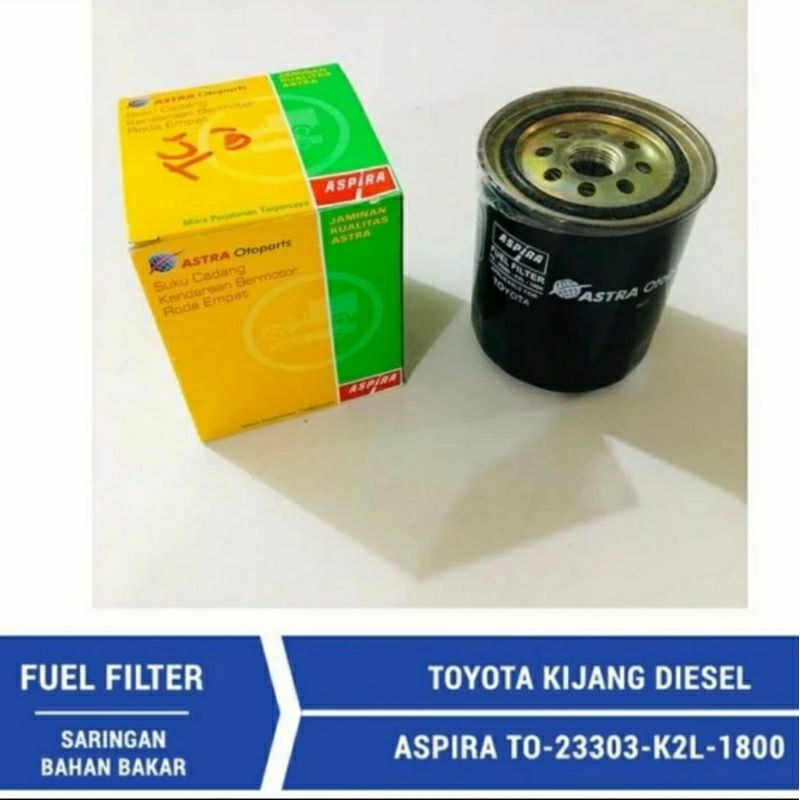 Jual ASPIRA TO-23303-K2L Fuel Filter / Saringan Solar Kijang 7K Diesel ...