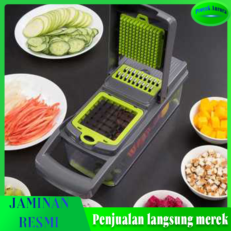 Jual [Dikirim dr jakarta+COD]Pemotong sayuran multifungsi alat pengiris ...