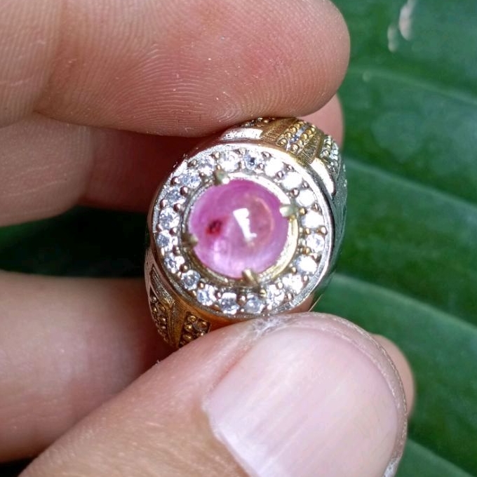 Jual Cincin Batu Permata Natural STAR RUBY Burma NH + Memo (2,38ct) | Shopee Indonesia