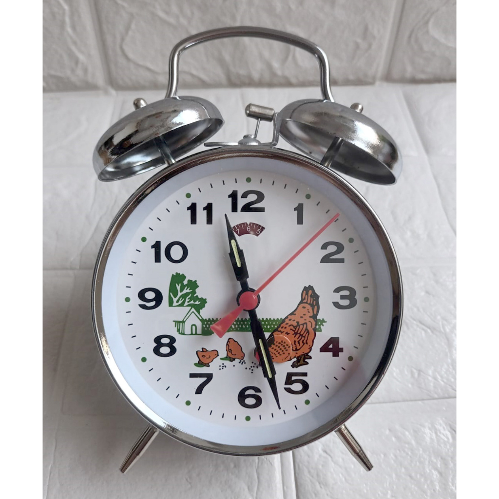 Jual Jam Weker AYAM Automatic Klasik Clasic Jadul - Jam Alarm Otomatis ...