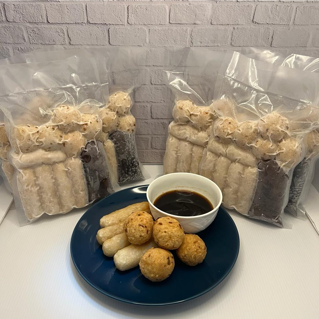 Jual Pempek 100% Tenggiri ASLI + Cuko Khas Palembang, Halal, Frozen ...