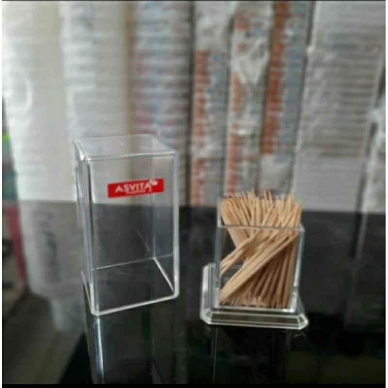 Jual Tempat Tusuk Gigi Mika Transparan ASVITA | Shopee Indonesia