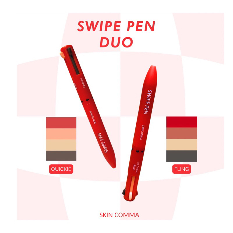 Jual 2buah Skin Comma Swipe Pen Duo (2buah 5in1 Makeup Pen) | Shopee ...