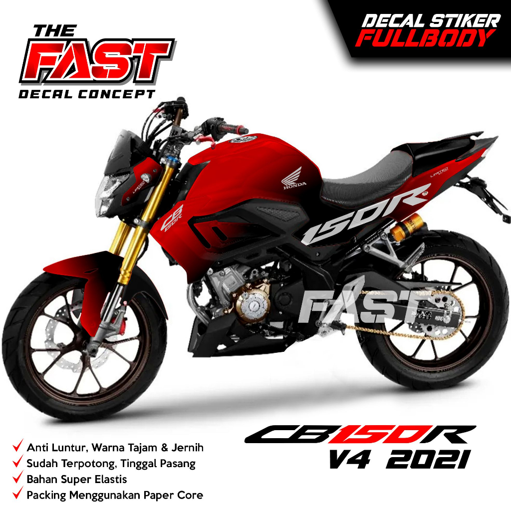 Jual Decal CB150R 2021 V4 Full Body Bunglon Variasi Warna Stiker CB150R ...