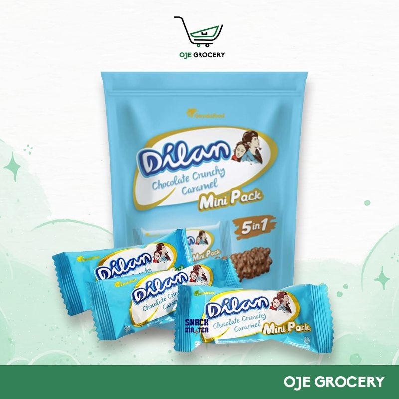 Jual DILAN CHOCOLATE CRUNCHY CARAMEL MINI PACK | Shopee Indonesia