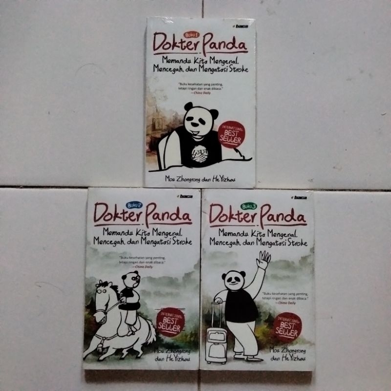 Jual Paket Dokter Panda - Memandu Mengatasi Stroke - Buku 1 2 3 - Baca | Shopee Indonesia