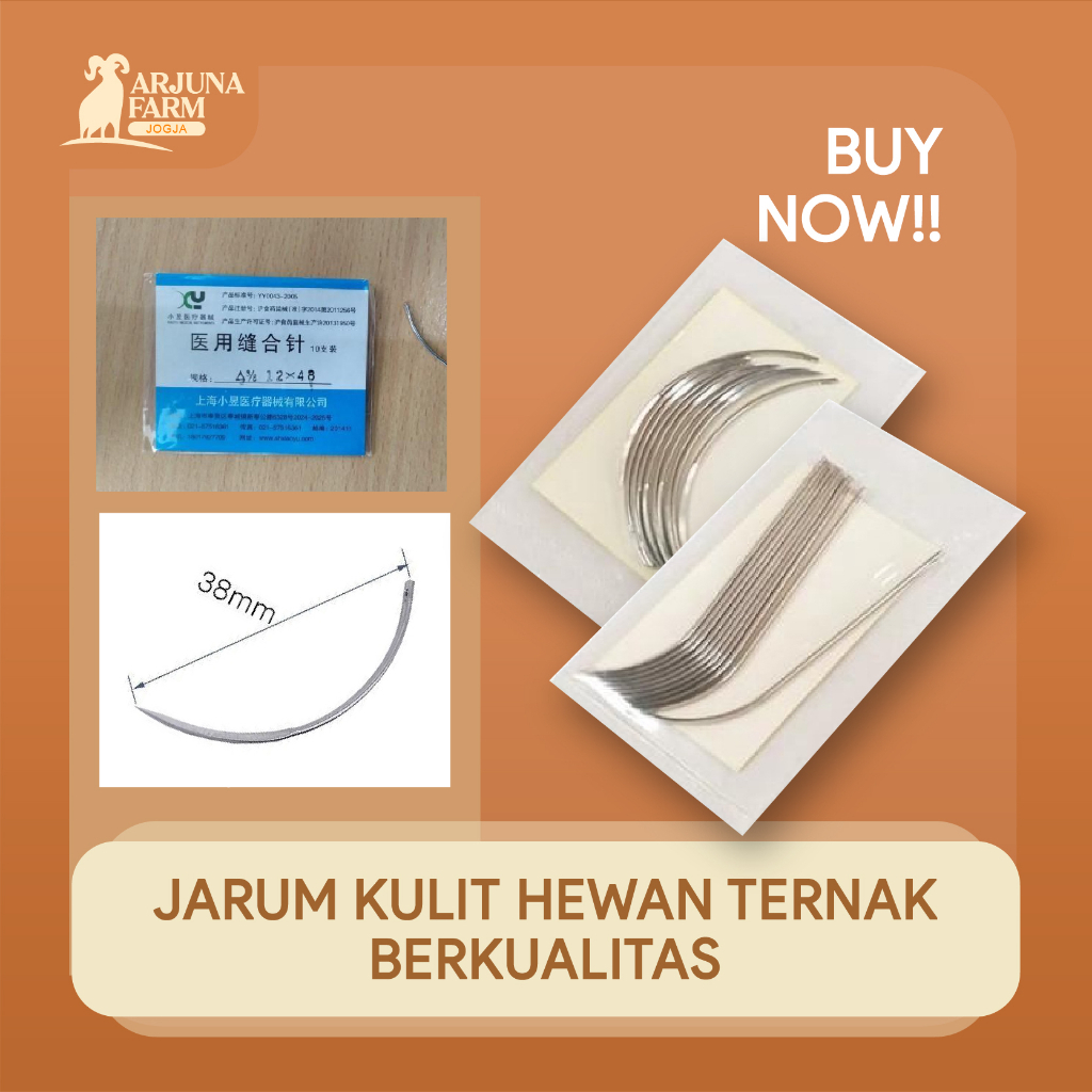 Jual Jarum Jahit Jarum Kulit Hewan Ternak Sapi Kambing Domba Babi ...