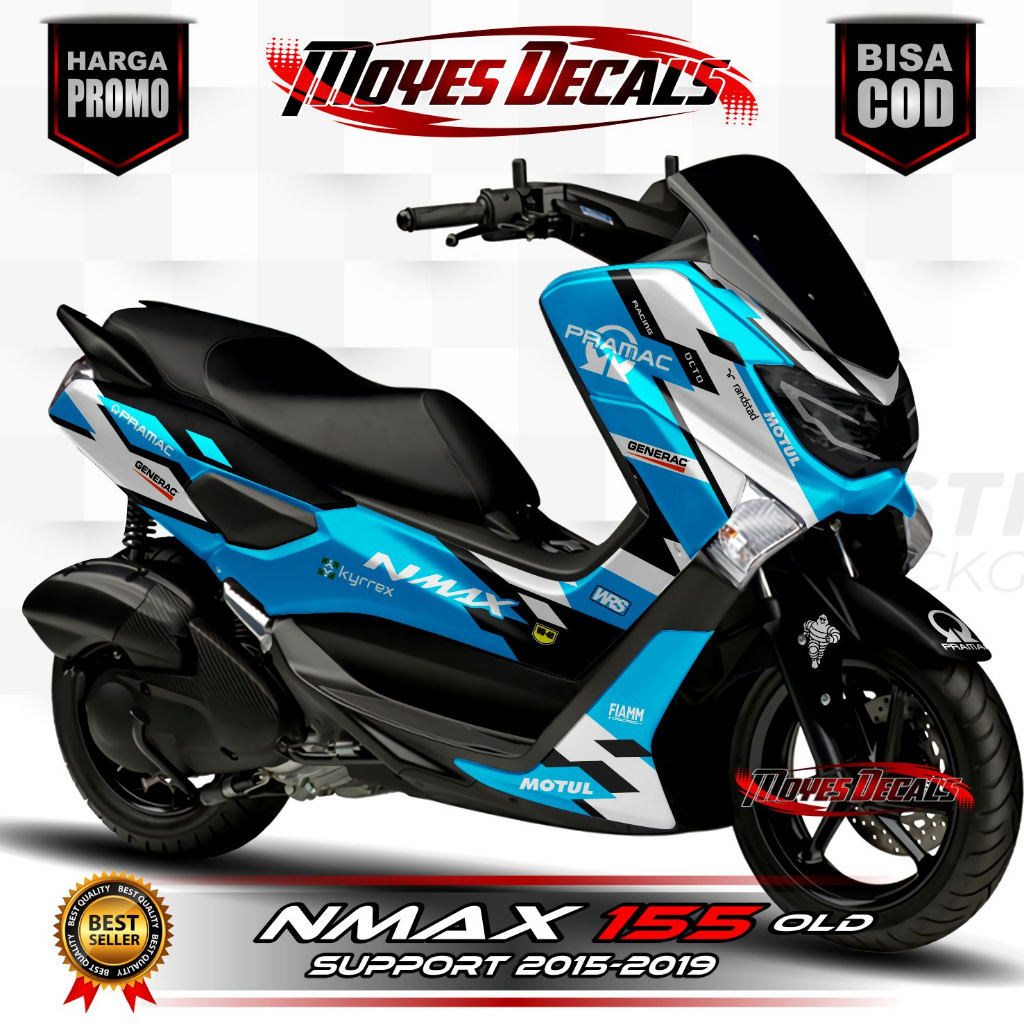 Jual Decal Sticker Yamaha Nmax 155 Old Fullbody 2015-2019 Decal stiker ...