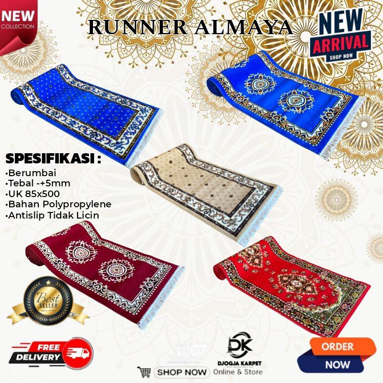 Jual Karpet Runner ALMAYA | Ukuran : 85x500 cm | Shopee Indonesia