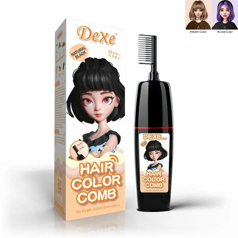 Jual TM - DeXe Hair Color Comb - Sisir Pewarna Rambut Praktis | Shopee ...