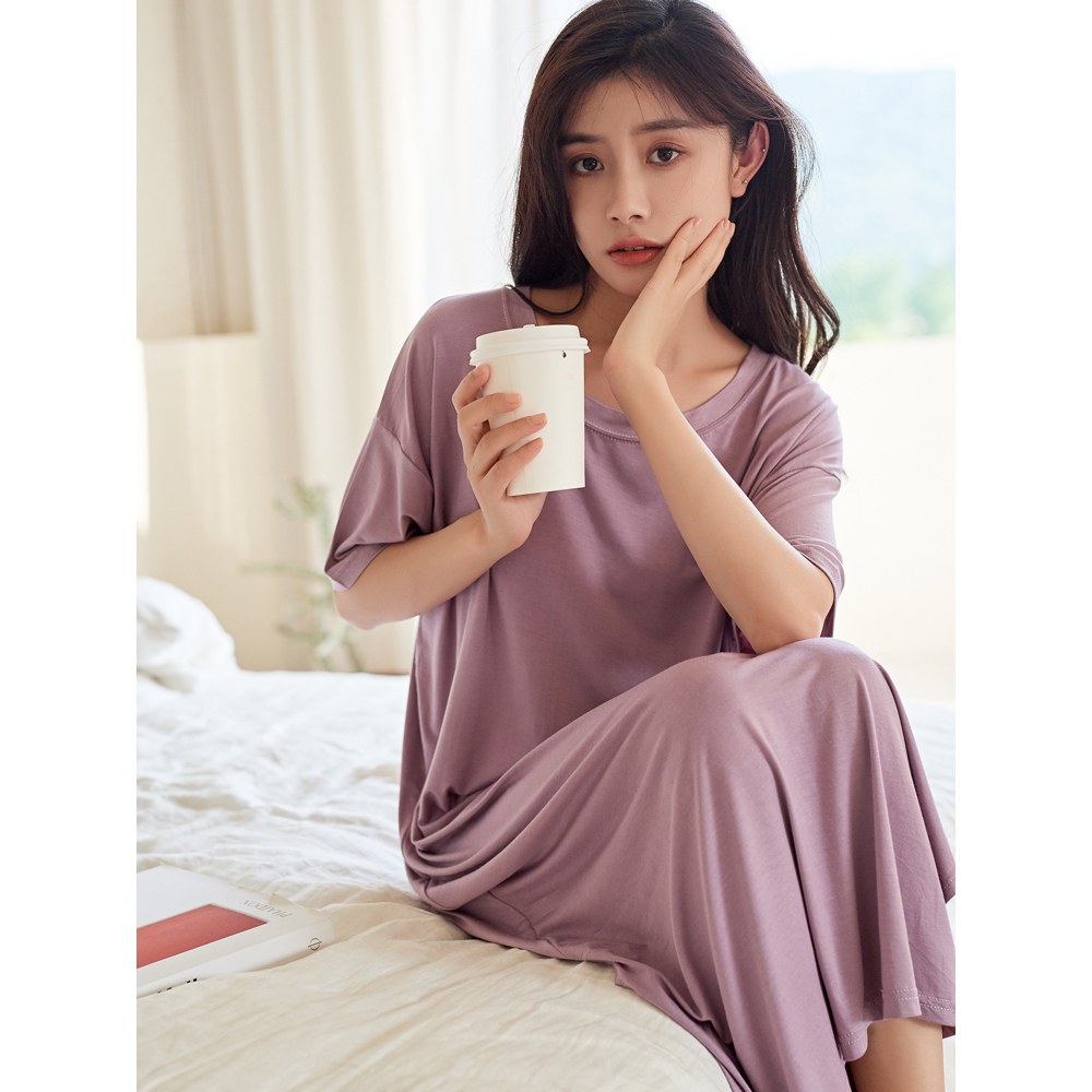 Jual Dress Wanita Dress Tidur DP-583 Baju Tidur Dress Panjang Pakaian ...