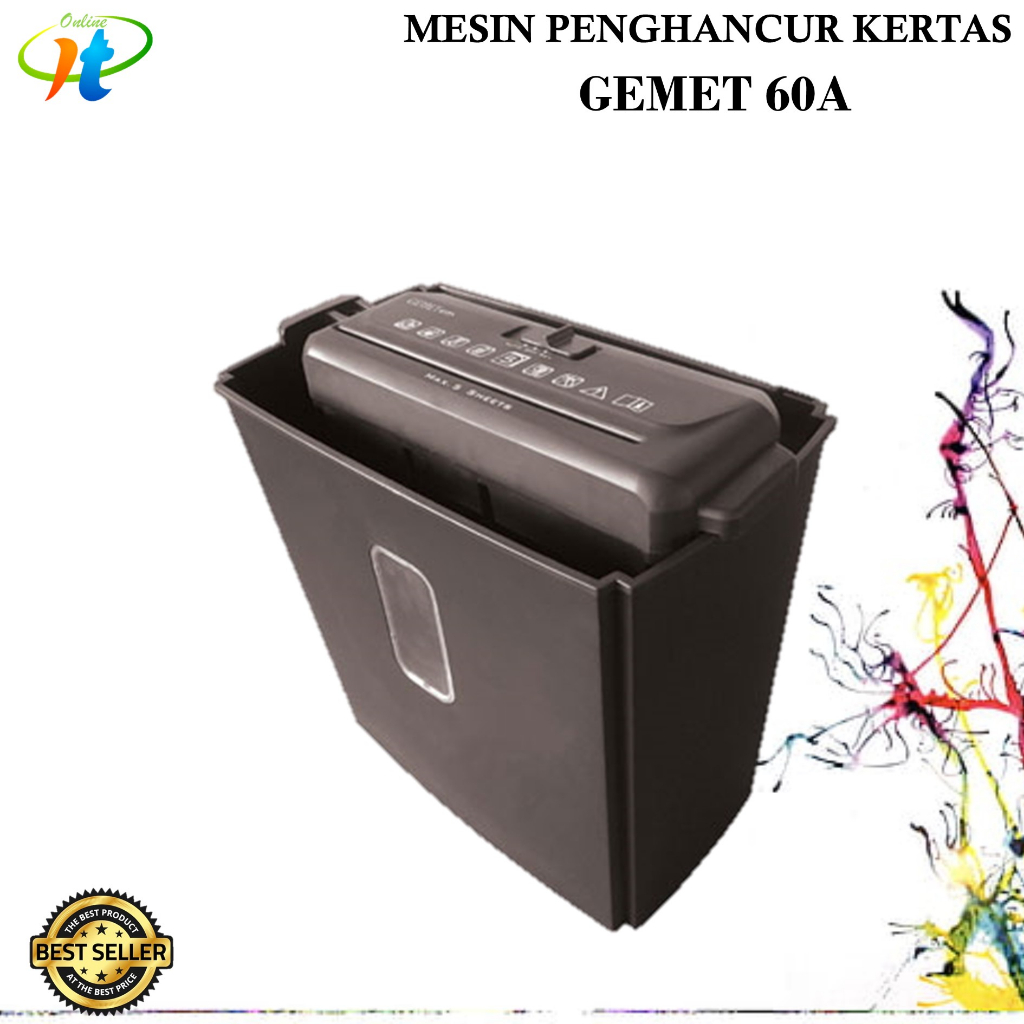 Jual Mesin penghancur kertas GEMET 60S Paper Shredder GEMET 60A ...