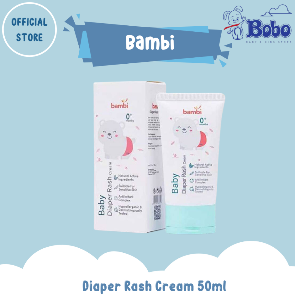 Jual Bambi Baby Diaper Rash Cream 50ml | Shopee Indonesia